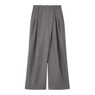 Ganni Femme, Pantalons, Gris, Taille: 38 FR Pants