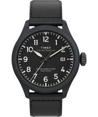 Timex Waterbury Ace Schwarz Herren Armbanduhr TW2Y18900