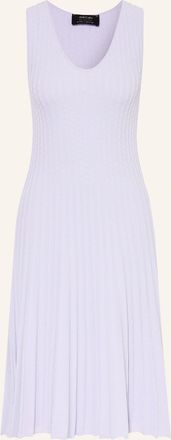 Marc Cain Strickkleid Mit Plissees Und Glitzegarn lila