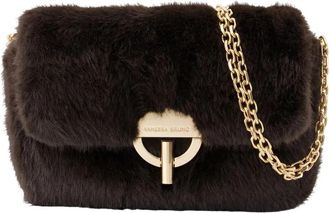 Vanessa Bruno Hobo Bags - Moon Moyen Shoulder Bag - Synthetic - Brown - Gr. unisize - in Schwarz - für Damen