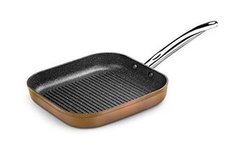 Monix Copper | Grill mit Streifen 28 x 28 cm, geschmiedetes Aluminium