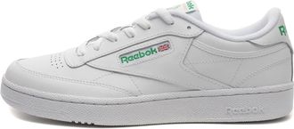 Reebok Herren Club 85 Fitnessschuhe, Int White Green, 44.5 EU