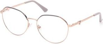 Guess Guess GU2866 Lunettes de Soleil, Or Rose Brillant, 53/16/140 Femme
