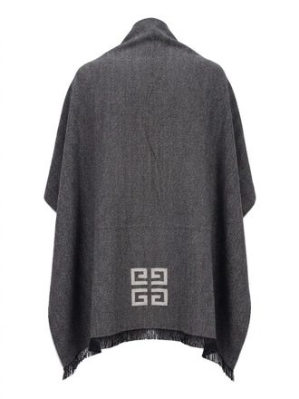 Givenchy Womens Bicolor Wool Scarf
