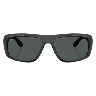 Ray-Ban Lunettes de soleil rectangulaires - Homme - Accessoires - Noir - Taille: 60 MM