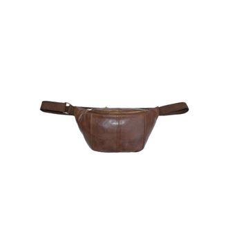 BTF-CPH Leder Bum Bag Dunkles Cognac - - Bags - Damen - Braun - ONE SIZE