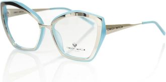 Frankie Morello Femme, Accessoires, Bleu, Taille: ONE Size Lunettes Papillon