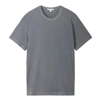 James Perse S/S Crew T-Shirt - - Tops - Herren - Grau - S