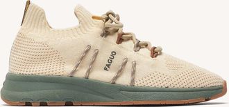 Faguo Baskets blanc et kaki tencel - HEARTWOOD