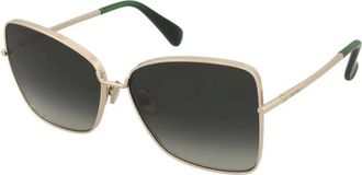Max Mara unisex, Accessoires, Jaune, Taille: 59 MM Lunettes de soleil