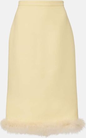 Valentino Bleistiftrock aus Crepe Couture