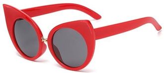 Generic Lunettes De Soleil D&eacute;coratives For Femmes, Id&eacute;ales For Les Trajets Domicile-travail, Vacances Et La Conduite(Red)