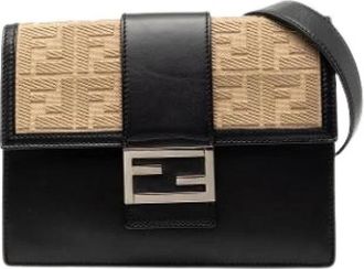 Fendi Pre-owned Canvas Crossbody Bag - - Pre-owned - Damen - Schwarzk - ONE SIZE