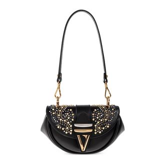 Versace Femme, Sacs, Noir, Taille: ONE Size Sac &agrave; bandouli&egrave;re Virtus Petit
