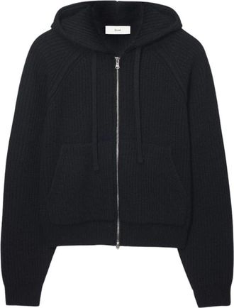 Dunst Gilet en maille &agrave; capuche - Homme - Sweatshirts et sweats &agrave; capuche - Noir - Taille: XL