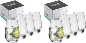 Villeroy & Boch vivo by Group - Voice Basic Longdrinkglas-Set, 4-TLG., 397 ml, Kristallglas, sp&uuml;lmaschinengeeignet (Packung mit 2)