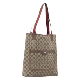 Gucci Pre-owned PVC Tote Bag - - Pre-owned - Damen - Braun - ONE SIZE