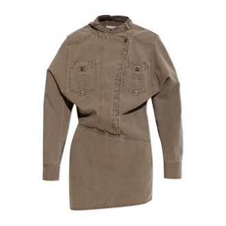 Isabel Marant Damen, Kleider, Braun, LGr&ouml;&szlig;e