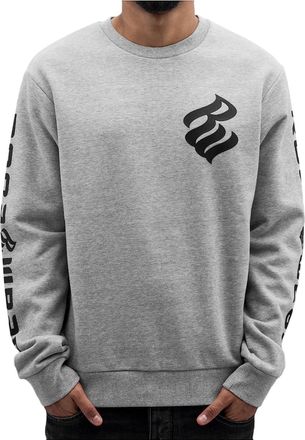 Rocawear Herren Oberteile / Pullover Fleece grau 2XL