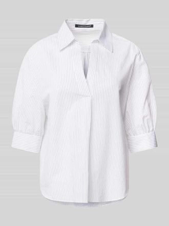 Luisa Cerano Regular Fit Bluse mit V-Ausschnitt