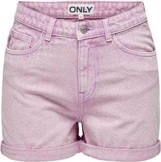 Only Denimshorts - - Shorts - Damen - Rosa - S