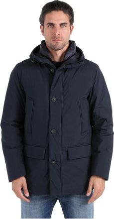 Woolrich Cloud Series Parka - - Coats - Herren - Blau - M