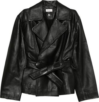 Reformation veste Veda en jean - Noir