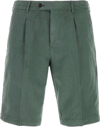 Pantaloni Torino Homme, Shorts, Vert, Taille: L Bermuda en m&eacute;lange de Lyocell