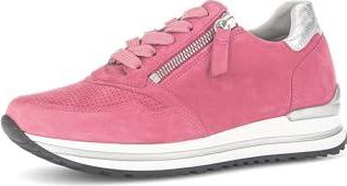 Gabor Baskets basses pour femme, chaussures basses pour femme, largeur suppl&eacute;mentaire confortable (H), Camelia Silver 44, 37 EU Large