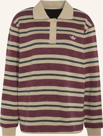 adidas Originals Adidas Originals Strick-Poloshirt Striped rot