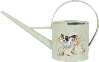 Wrendale Designs by Hannah Dale Sleeping on The Job Border Collie and Rabbit Gießkanne