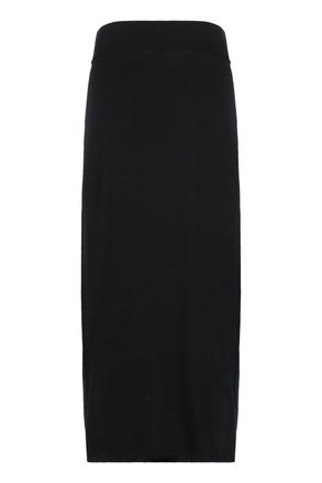 Toteme Womens Long Mesh Skirt Black Lyocell