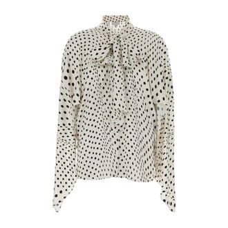 Stella McCartney Tie-Neck Polkadots P - - Blouses & Shirts - Damen - Mehrfarbig - S