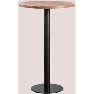 Sklum Runder Stehtisch aus Akazienholz Macchiato Ø70 cm