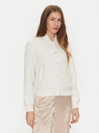 Guess &Uuml;bergangsjacke W5RL10 WGVH2 Creme Regular Fit