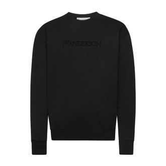 J.W.Anderson Homme, Sweatshirts et sweats à capuche, Noir, Taille: L SweaT-shirt ras du cou