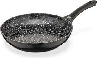 GSW Bratpfanne Barisa, Beschichtete Pfanne Kratzfest & Energiesparend mit Induktion, Aluminium Pancake Pfanne mit VITAFLON QUARZIT Antihaft Versiegelung, 