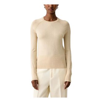 A|X Armani Exchange Pull &agrave; col rond - Femme - Pulls - Beige - Taille: 42 FR