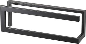 Yamazaki Tableware Yamazaki 6462 LINE Schuhregal, schwarz, Stahl, Minimalistisches Design, 42 x 10,5 x 14 cm (LxBxH)