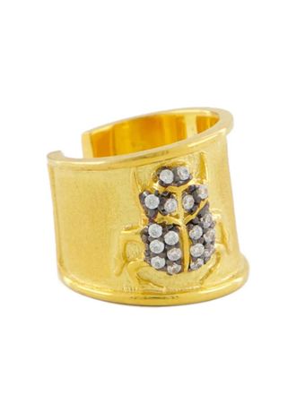Begum Khan Scarab Ear Cuff - Gold