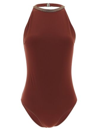 Brunello Cucinelli One-Piece Swimsuit - Red