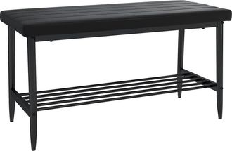 Vicco Sitzbank Grand, Bank f&uuml;r die Essecke, Schwarz, 85 x 35 cm