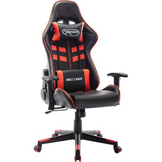 vidaXL Gaming-Stuhl Schwarz und Rot Kunstleder Vidaxl
