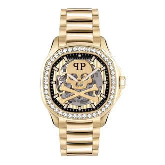 Philipp Plein Homme, Accessoires, Jaune, Taille: ONE Size Montre Automatique Skeleton Spectre