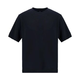 Herno T-Shirt mit Jersey-Strickeffekt - - Knitwear - Herren - Blau - XL