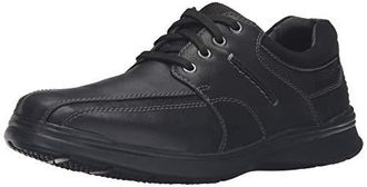 Clarks Homme Cotrell Walk Tissu Oxford, Cuir huil&eacute; Noir, 41 EU Large