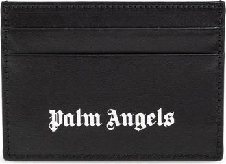Palm Angels Homme, Accessoires, Noir, Taille: ONE Size Porte-cartes Logo Classique