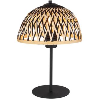 Globo Lighting Tischlampe - Colly - schwarz - metall - &oslash; 25cm - LEDE27 - Globo
