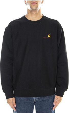 Carhartt Work in Progress Homme, Sweatshirts et sweats &agrave; capuche, Noir, Taille: XL Felpa Girocollo