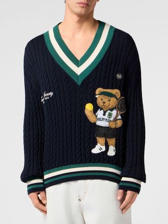 Philipp Plein Pull Homme couleur Bleu Marine